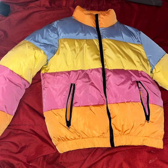 Forever 21 | Jackets & Coats | Mens Multicolor Puffer Jacket | Poshmark